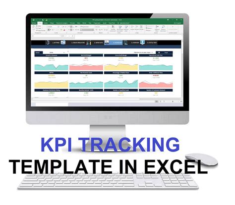 KPI Tracking Template In Excel Dashboard Kpis Excel Etsy UK