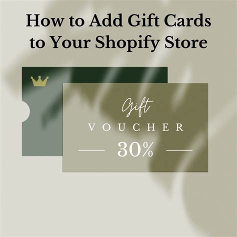 How to Add Gift Cards to Your Shopify Store – PageCrowd.co.uk