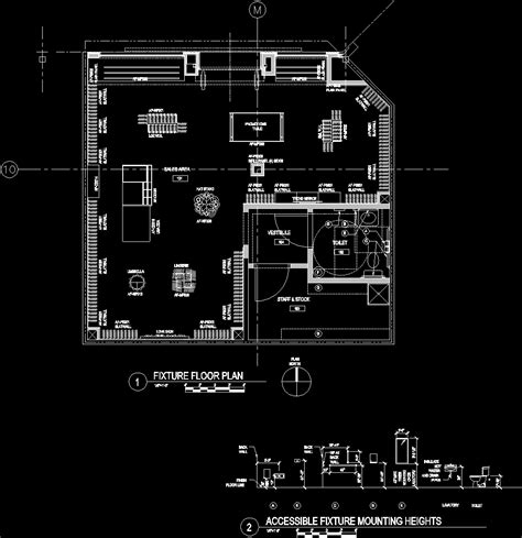 Store Design Dwg Plan For Autocad • Designs Cad