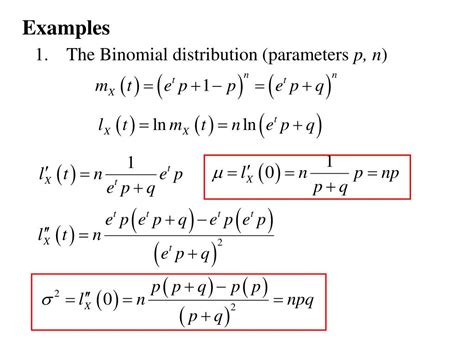 Ppt Moment Generating Functions Powerpoint Presentation Free