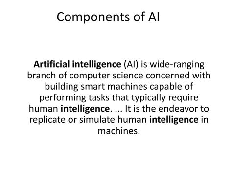 Solution Components Of Artificial Intelligence Studypool