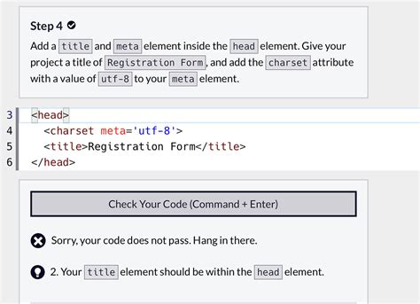 Learn Html Forms By Building A Registration Form Step4 Html Css