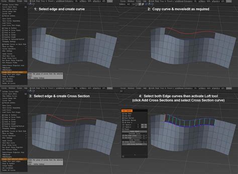 loft surface example by fluffy 3dcoat documentation