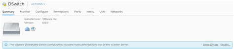 Esx I Hosts Showing Out Of Sync With Distributed Switch Aykut Arar