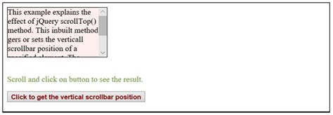 jquery scrolltop implementation of jquery scrolltop method