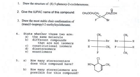 Solved 1. Draw the structure of (S) | Chegg.com