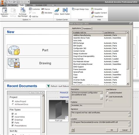 solved vault 2016 is not loaded in inventor it doesn t appear in the
