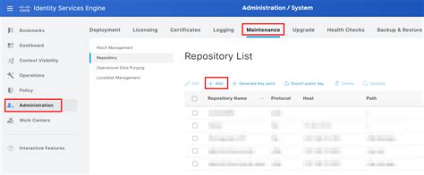 how to cisco ise backup to sftp repository with public key