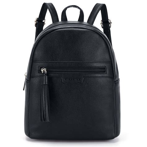 Missnine Mini Backpack For Women Small Backpack Purse With Tassel Cute Pu Leather