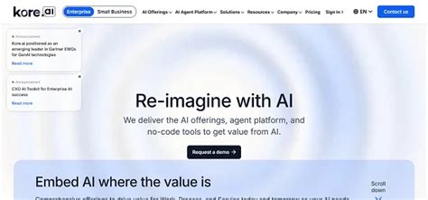 Kore Ai Enterprise Conversational Ai Platform