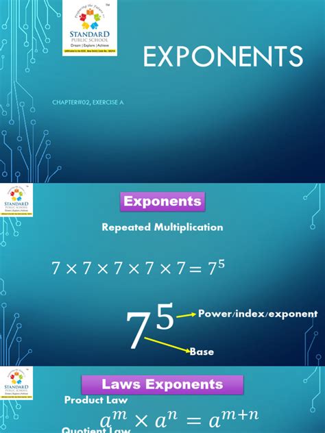 Ch 02 Exponents Part A Download Free Pdf Mathematics Arithmetic