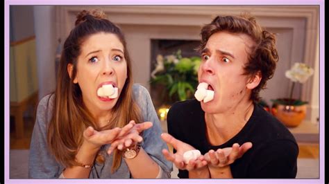 Stuff Your Mouth With Thatcherjoe My Brother Zoella Youtube