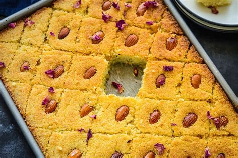 Basbousa Is A Middle Eastern Dessert Which Is Basically Sweet Semolina