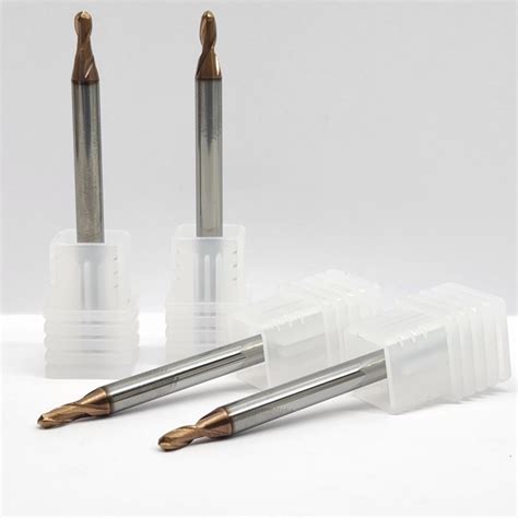 Two Flute Ball Nose Cnc Router Bit For Aluminium Bg Precision