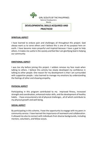 GSP ATTACHMENTS Docx