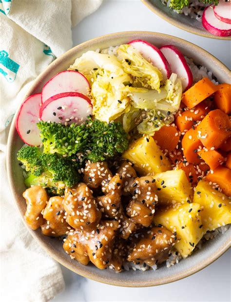 Simple Teriyaki Bowl With Chicken Recipe Video