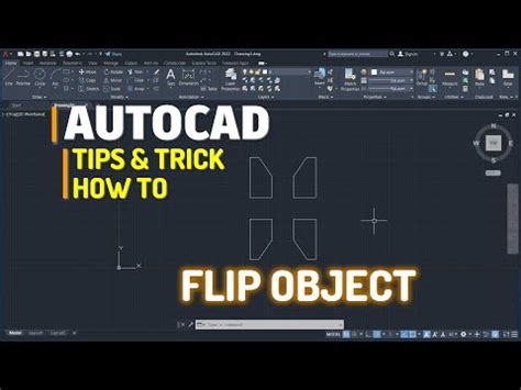 AutoCAD How To Flip Object Tutorial YouTube