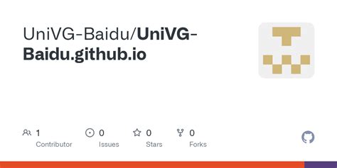 UniVG Baidu Github Io Index Html At Main UniVG Baidu UniVG Baidu Github Io GitHub