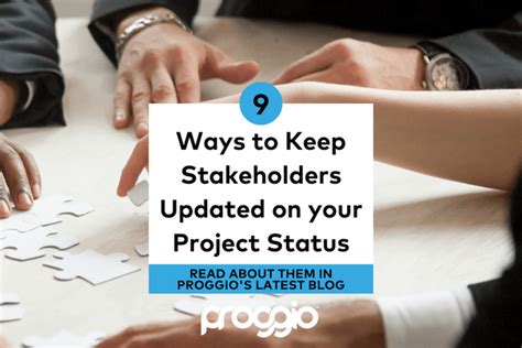 Project Statuses Nine Ways To Keep Stakeholders Updated