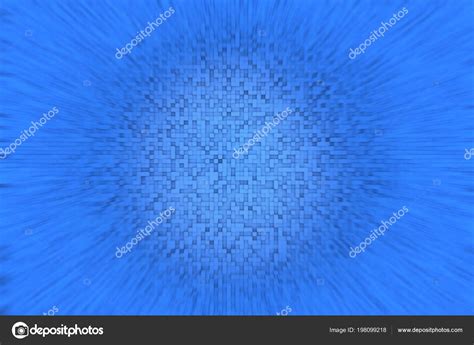 Abstract Blue 3d Geometric Small Cube Background Design Pattern With Blurred Effect Around