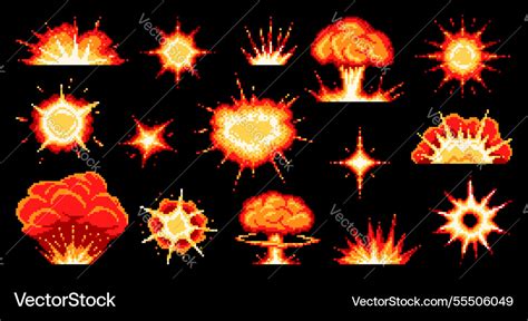 Explosion Animation Pixel Art