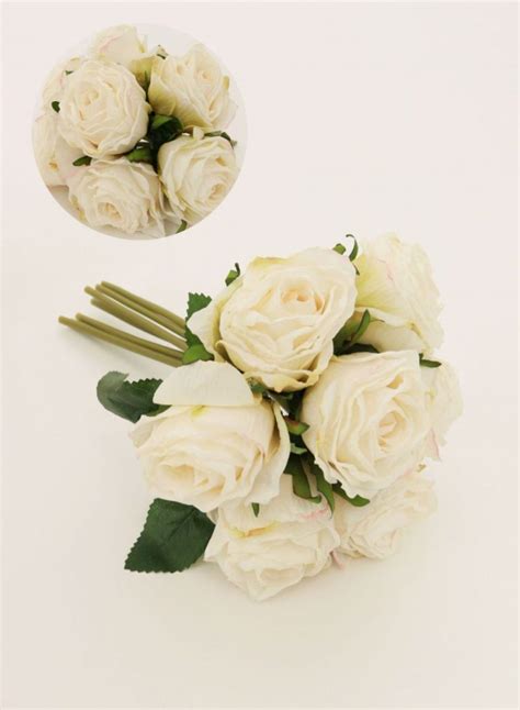 Dried Touch Ruby Rose Hand Tied Ivory Mgc Wholesale