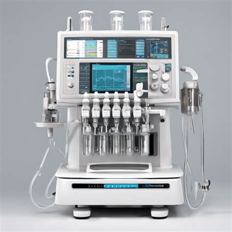 Anesthesia Machine Isolated On White Premium Ai Generated Image