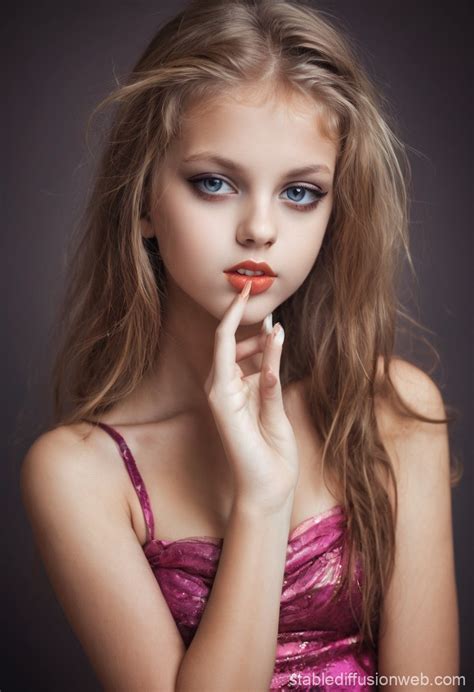 Seductive Young Woman Stable Diffusion Online