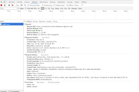 Javascript Form Ajax Post Data To Php File Stack Overflow