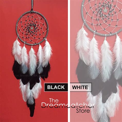 Black N White Mini Dreamcatcher The Dreamcatcher Store