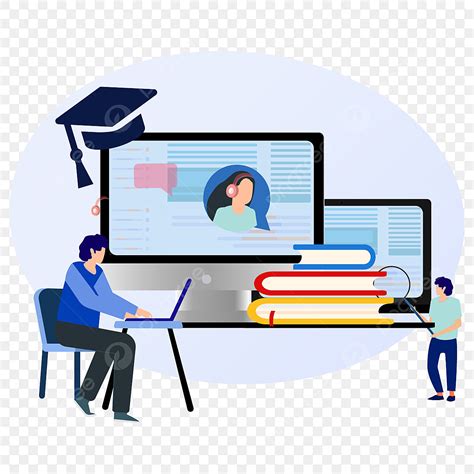 온라인 교육 개념 학교 일러스트 데스크탑 벡터 학습 벡터 연구 Png 일러스트 및 벡터 에 대한 무료 다운로드 Pngtree