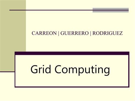 Grid Computingppt