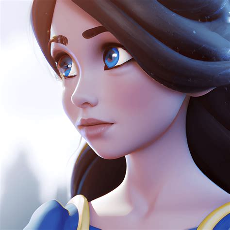 If Disney Princesses Had Normal Eyes