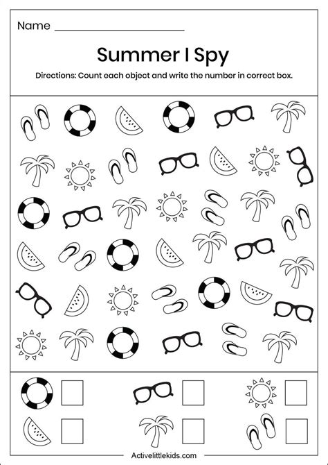 Free Printable I Spy Summer Activity Paper Trail Design Artofit