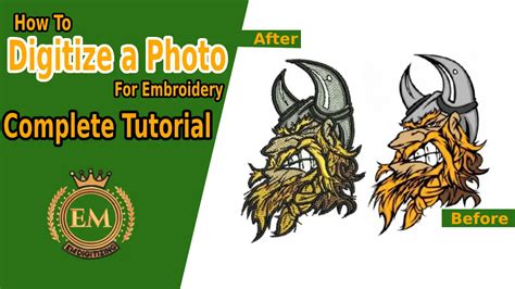 How To Digitize A Photo To Embroidery Complete Tutorial Emdigitizing