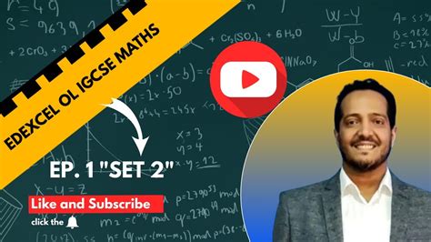 IGCSE MATHS OL Edexcel SETS PART YouTube