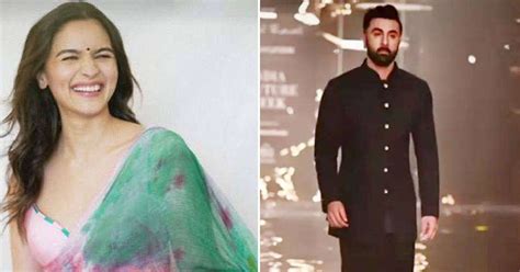 Check Out Alia Bhatts Reaction To Ranbir Kapoors Ramp Walk