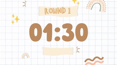 1 Minute 30 Second Timer Countdown Youtube