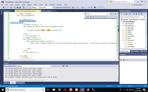 171 Asp Net Mvc Integrate Pacifico Front End Code In Visual Studio