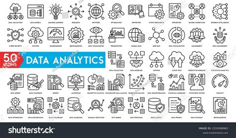 Data Analytics Icon Set Big Data Stock Vector Royalty Free 2310568961 Shutterstock