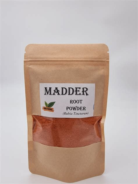 Madder Root Cuts Or Powder Natural Dyes Rubia Tinctorum Premium Grade Herbal Etsy