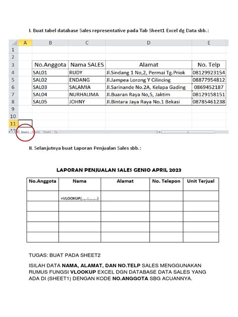 Latihan Excel Rumus Function Pdf