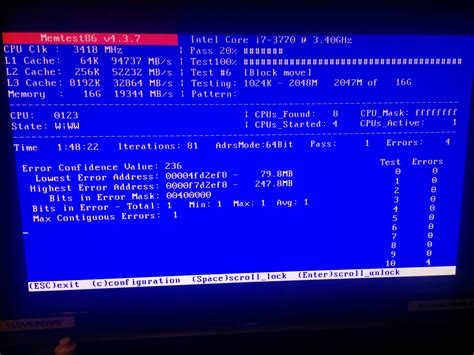 Ubuntu System Instability Memtest Randomly Shows Error Super User