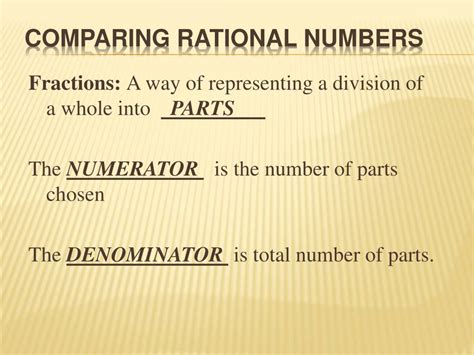 PPT Notes 3 1 Introduction To Rational Numbers PowerPoint Presentation ID 2650743