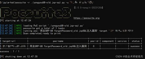 用友grp u8 forgetpassword old jspsql注入（附漏洞利用脚本） 用友grp u8 sql漏洞列表 csdn博客