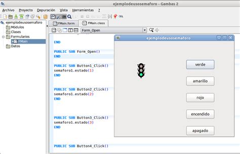 gambas mis programas y el softwarelibre nuevo control semáforo