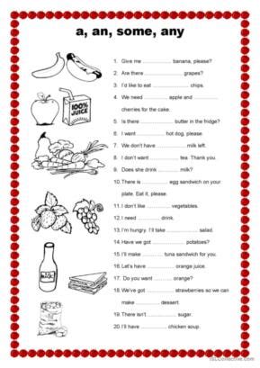 137 Some Or Any English Esl Worksheets Pdf And Doc