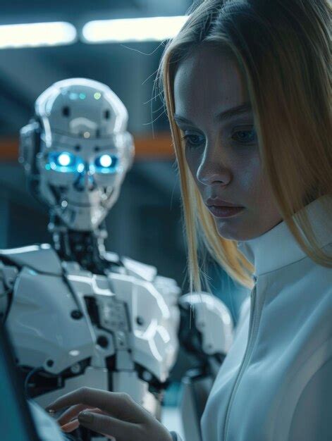 Advanced Robotics And Humanrobot Interaction Premium Ai Generated Image