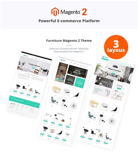 Magetique Furniture Magento Theme Templatemonster