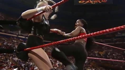 Sable Vs Jacqueline Wwe Womens Championship Match Survivor Series 1998 Youtube